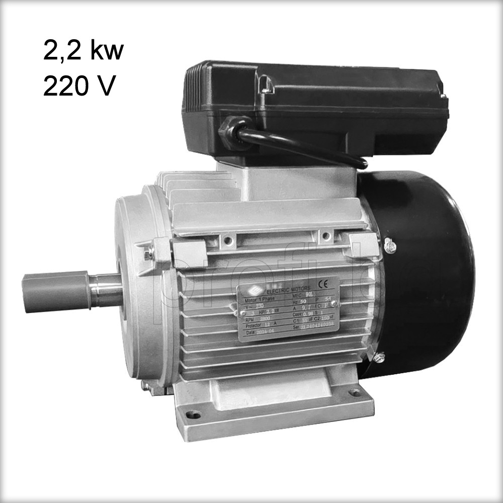 Ел двигател 2.2KW 220V 3HP