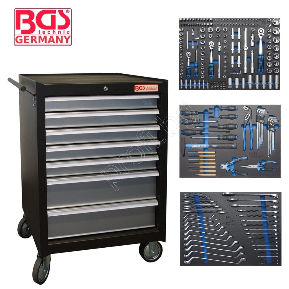 Количка за инструменти оборудвана BGS GERMANY ТОП ЦЕНА ЛИЗИНГ