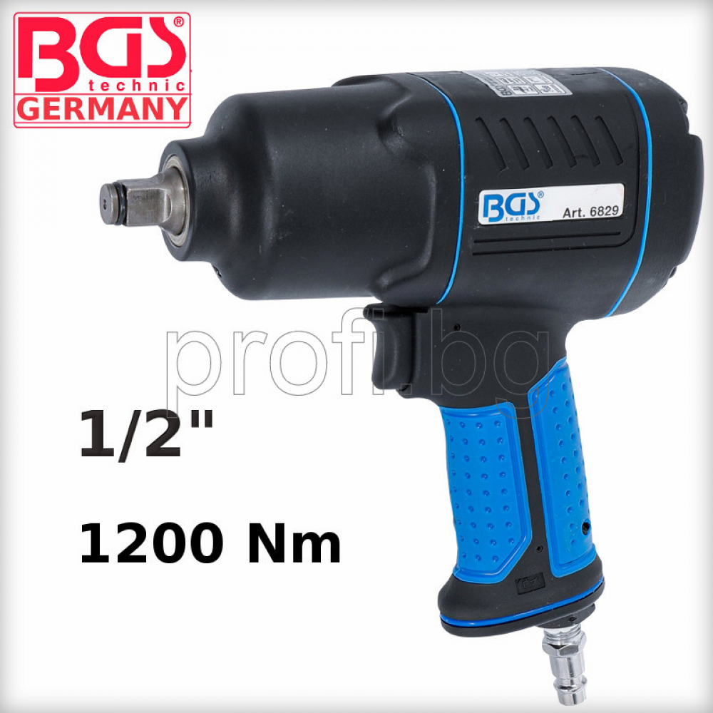 Гайковерт пневматичен 1200Nm 1/2 " BGS GERMANY